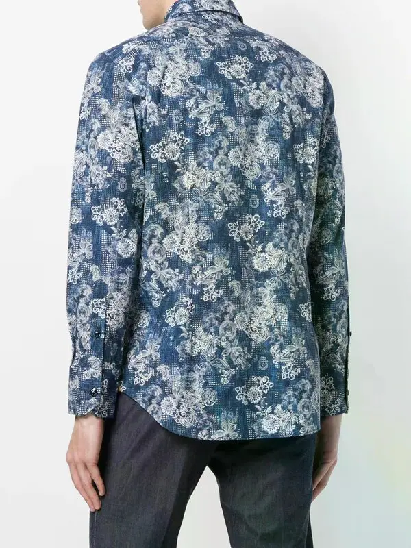 BILLIONAIRE Floral-pattern Shirt