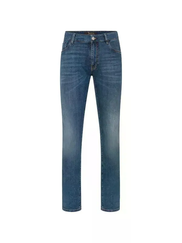 BILLIONAIRE Straight-cut Jeans With Logo Patch