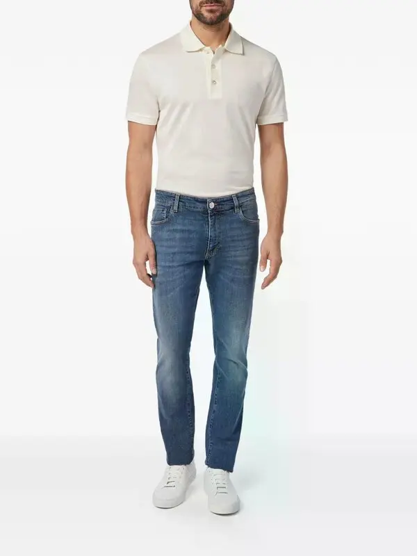 BILLIONAIRE Straight-cut Jeans With Logo Patch