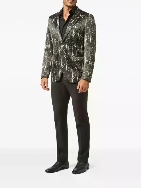 BILLIONAIRE Marbled Blazer