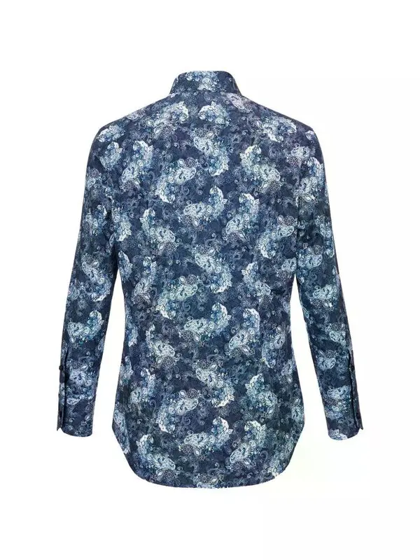 BILLIONAIRE Alberic Floral Button Shirt