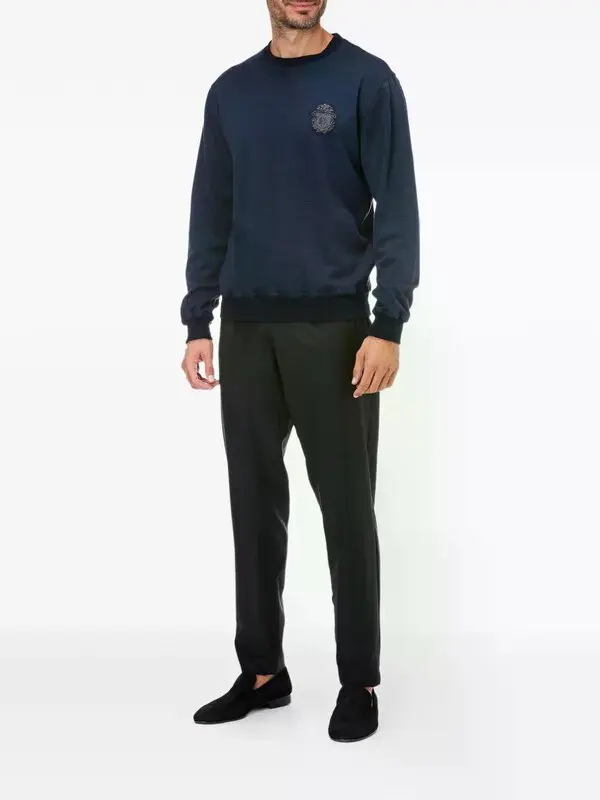 BILLIONAIRE Logo Crest Sweatshirt - Blue