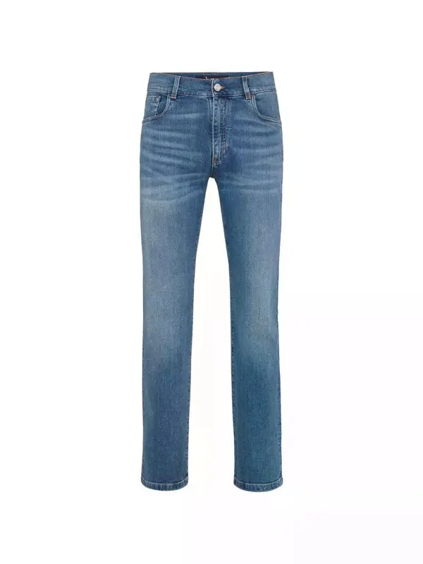 BILLIONAIRE Embroidered Five-pocket Jeans