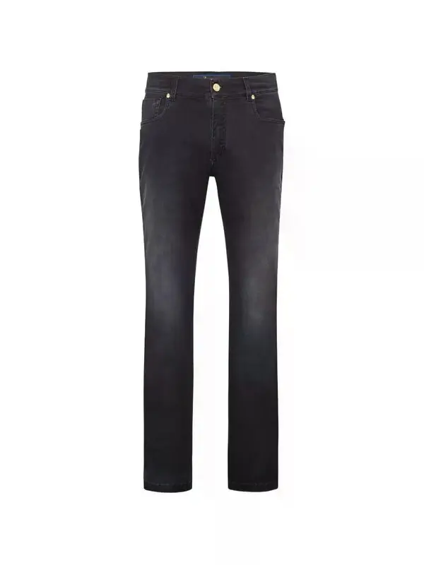 BILLIONAIRE Embroidered Five-pocket Jeans