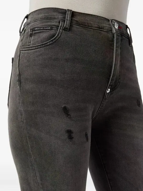 Philipp Plein Slim-fit Ripped Jeans