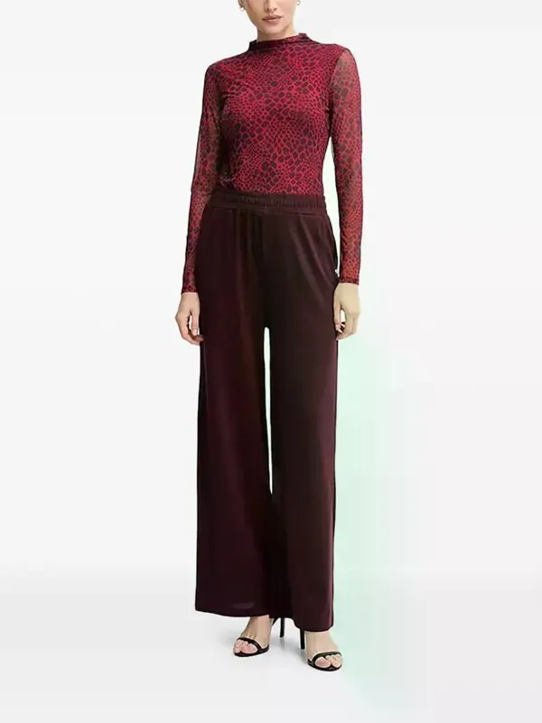 MARC AUREL Patterned Long-sleeve Top