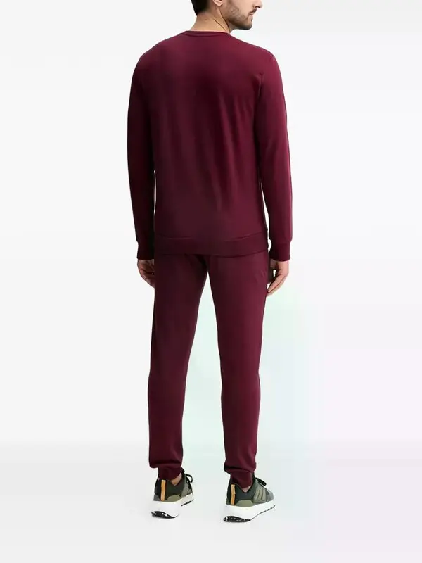 FILA Embroidered-logo Tracksuit - Red