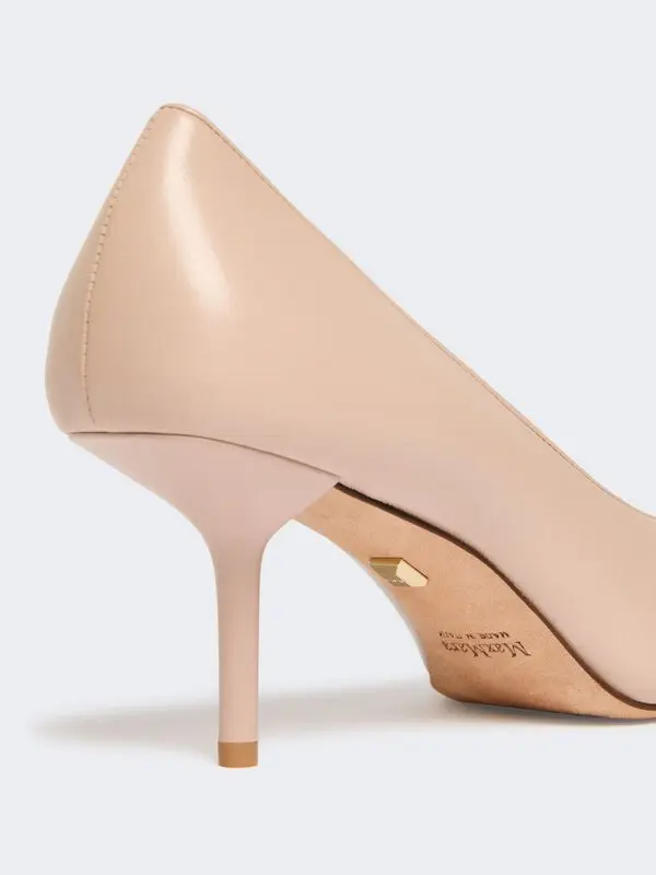 Max Mara Nappa Leather Court Shoes