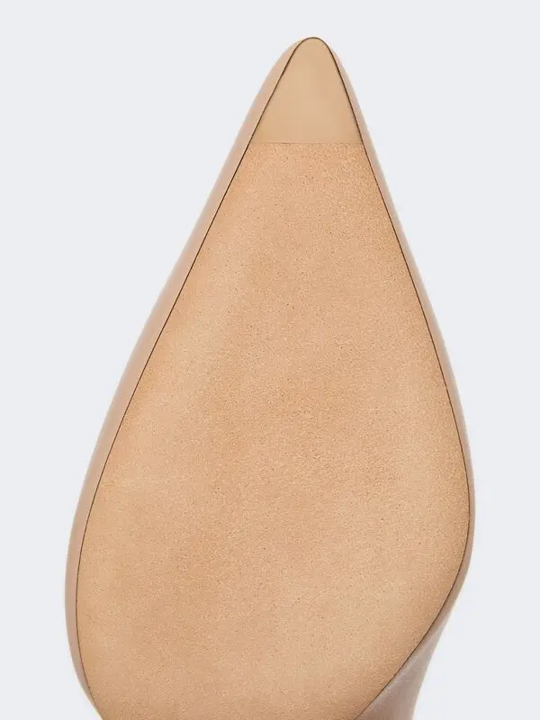 Max Mara Nappa Leather Court Shoes