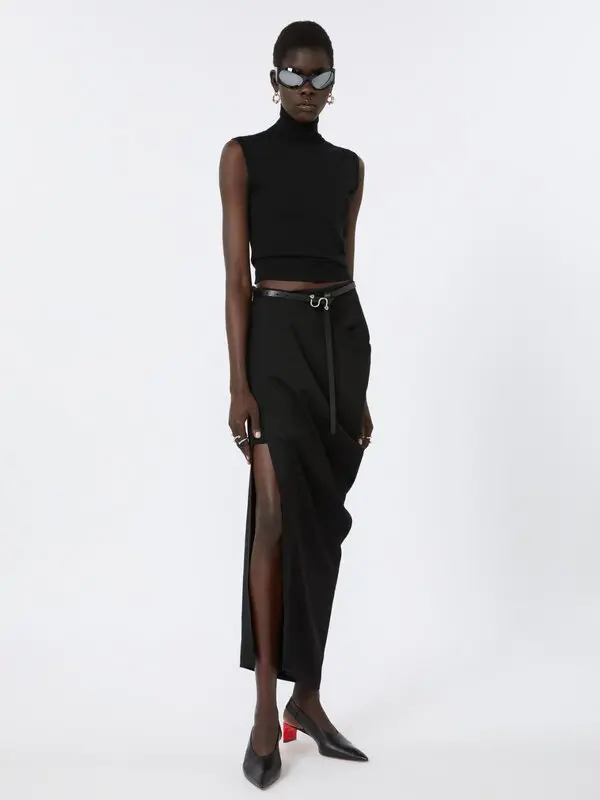 Max Mara Leather Low-waist Belt