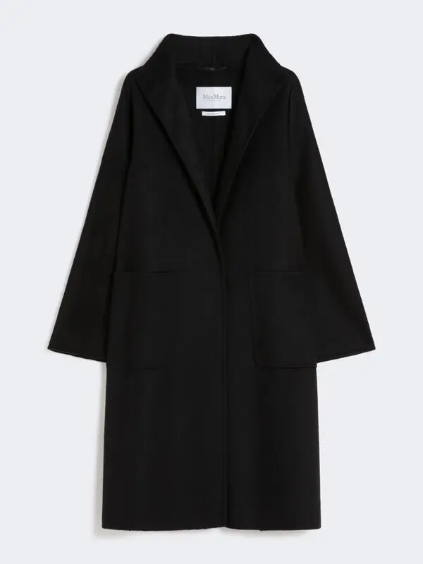 Max Mara Midi Cashmere Cardigan Coat - Black