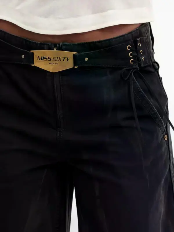Miss Sixty Cotton Wide-leg Jeans
