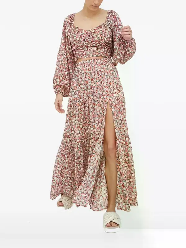 BILLABONG Salty Floral-pattern Blouse