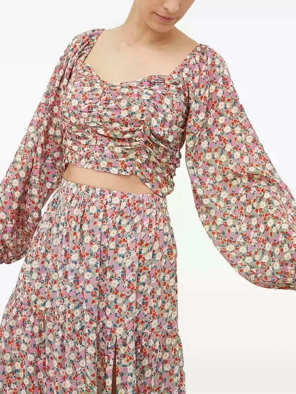BILLABONG Salty Floral-pattern Blouse