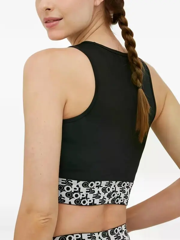The Kooples Logo-underband Top