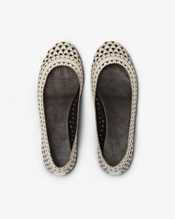 Isabel Marant Belni Ballet Flats - Chalk