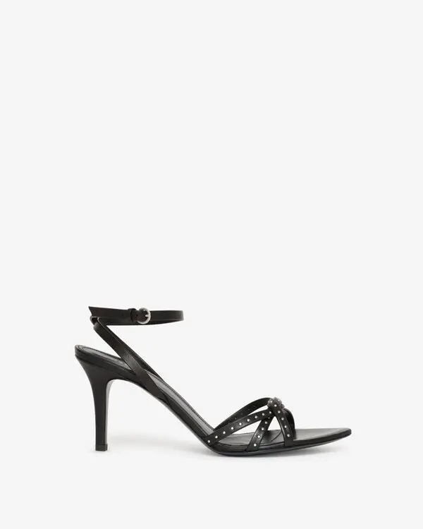 Isabel Marant Adole Stiletto Sandals - Black/silver
