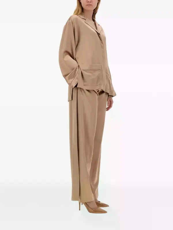 Max Mara Fiesta Pleated Wide-leg Trousers