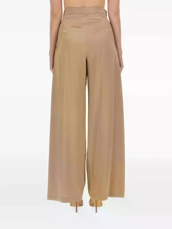 Max Mara Fiesta Pleated Wide-leg Trousers