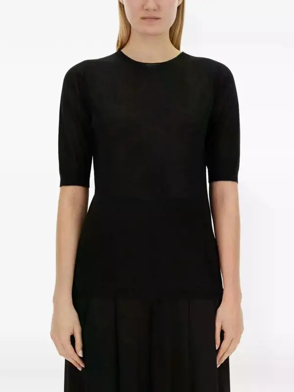 Fabiana Filippi Crew-neck Cashmere T-shirt