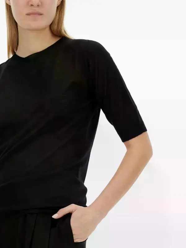 Fabiana Filippi Crew-neck Cashmere T-shirt
