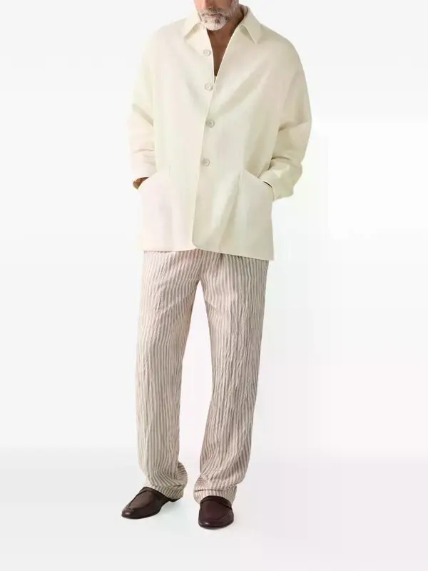 Zegna Button-up Wool Overshirt