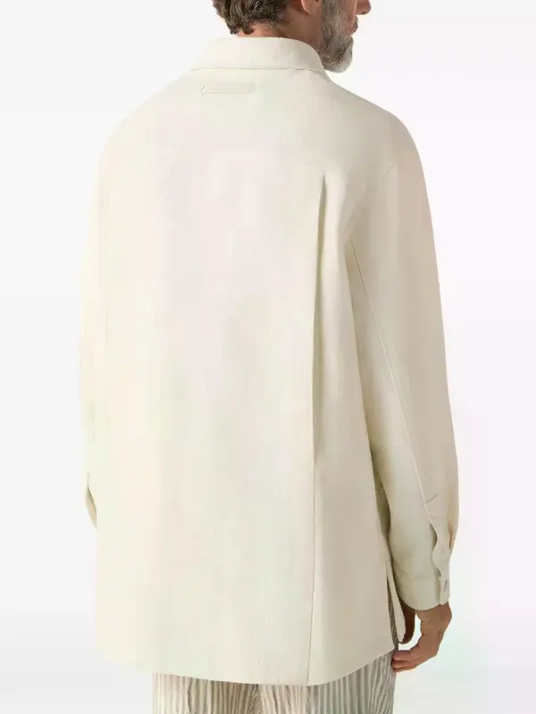 Zegna Button-up Wool Overshirt