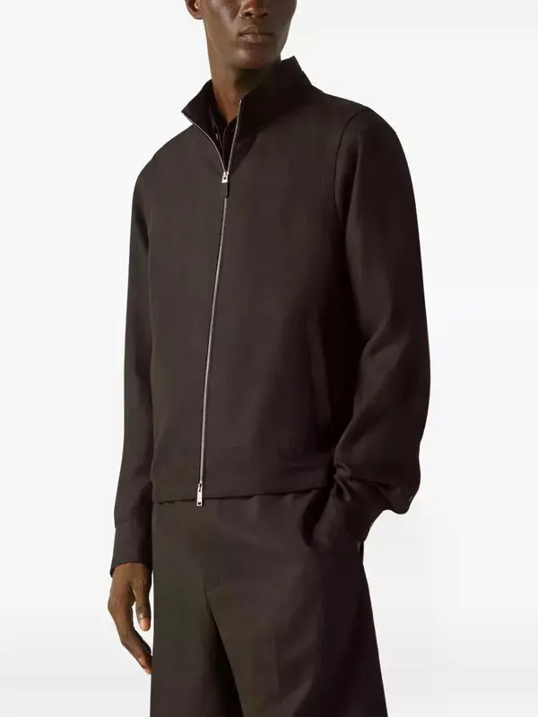 Zegna Lino Oasi Vest - Brown