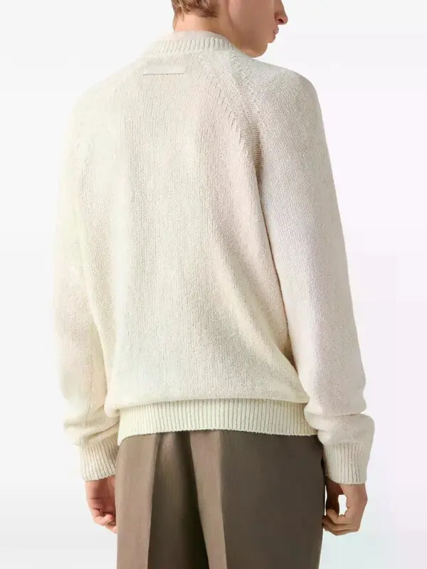 Zegna Oasi V-neck Cotton Sweater