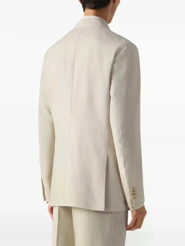 Zegna Single-breasted Patch-pocket Blazer