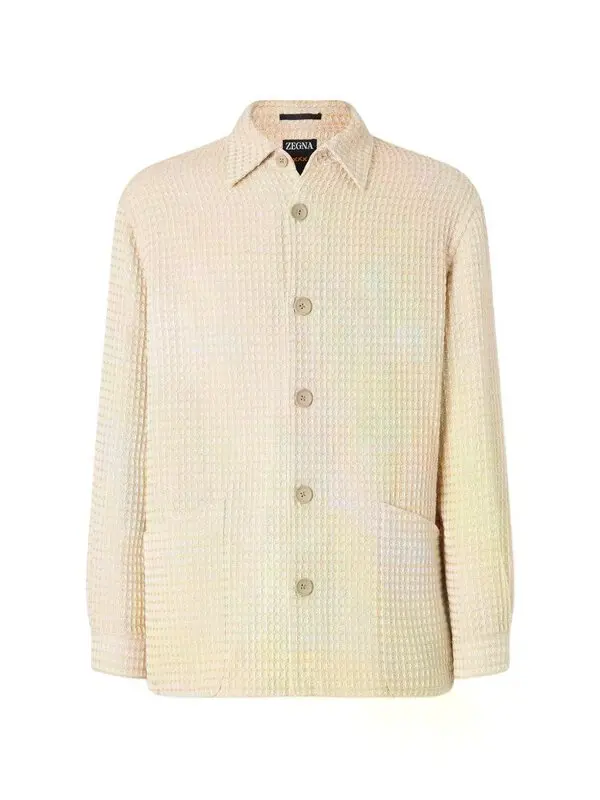 Zegna Pattern Longsleeved Overshirt
