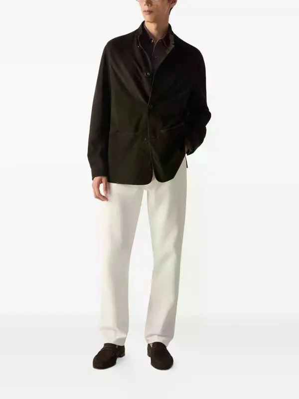 Zegna Il Conte Oasi Leather Jacket