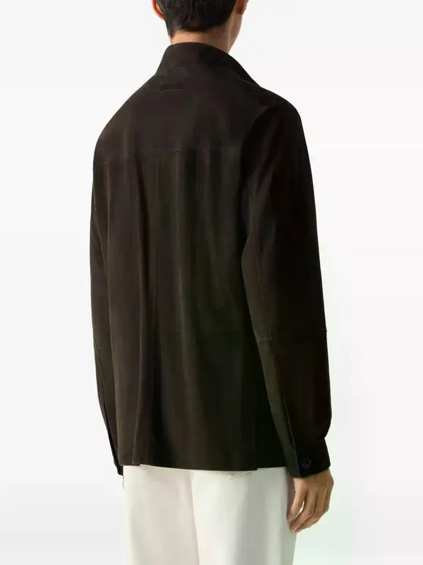 Zegna Il Conte Oasi Leather Jacket