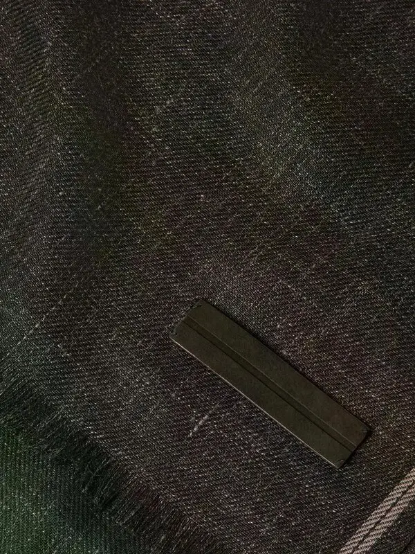 Zegna Frayed Scarf - Brown