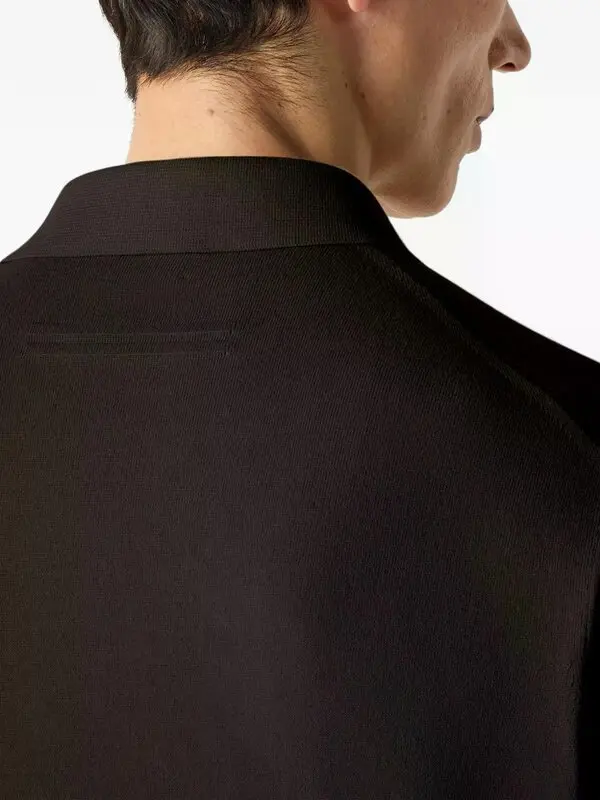 Zegna Cotton Polo Shirt - Brown