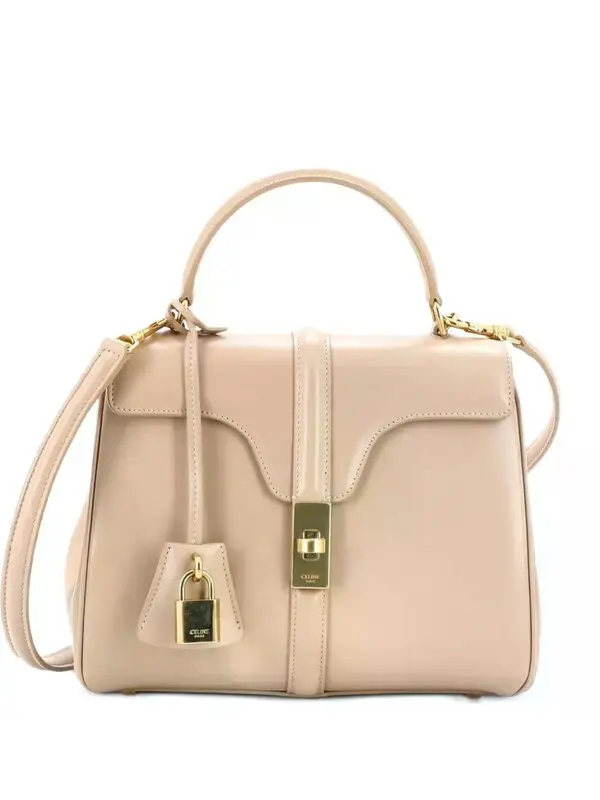 Celine 16 Small Top Handle Satchel - Neutrals