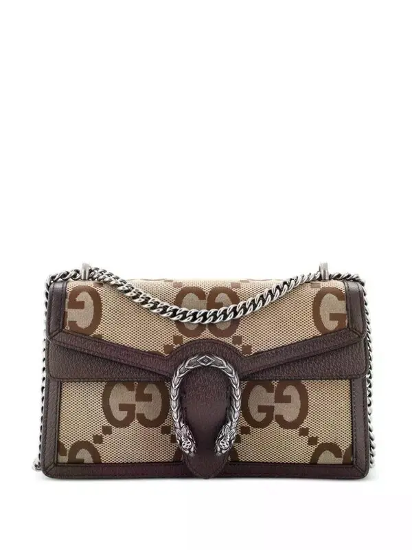 Gucci Dionysus Small Shoulder Bag Jumbo Gg Canvas
