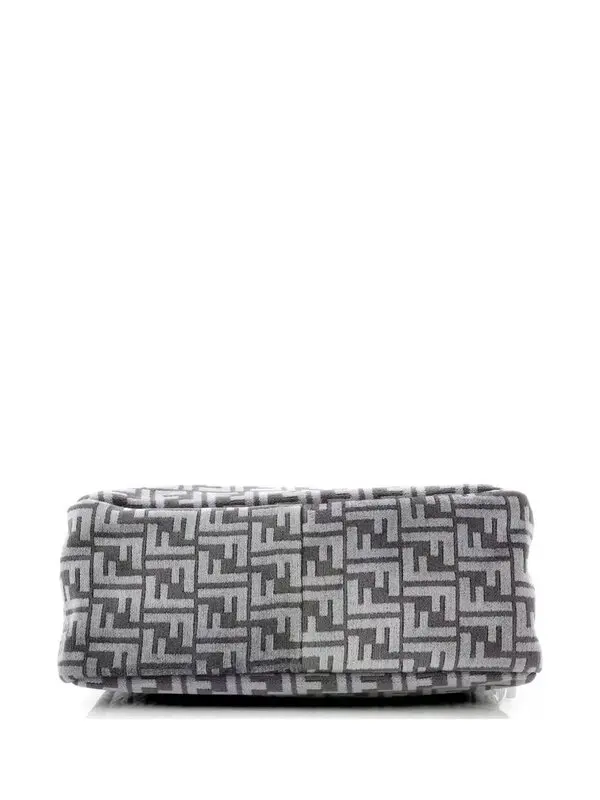 Fendi O'lock Zip Zucca Chenille Shoulder Bag