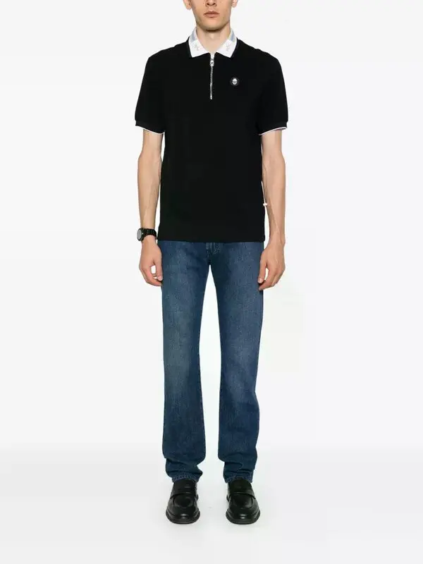 BILLIONAIRE Logo-patch Jeans - Blue