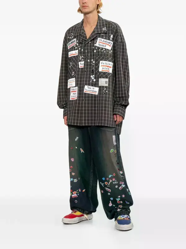 Mihara Yasuhiro All-over Graphic Print Shirt