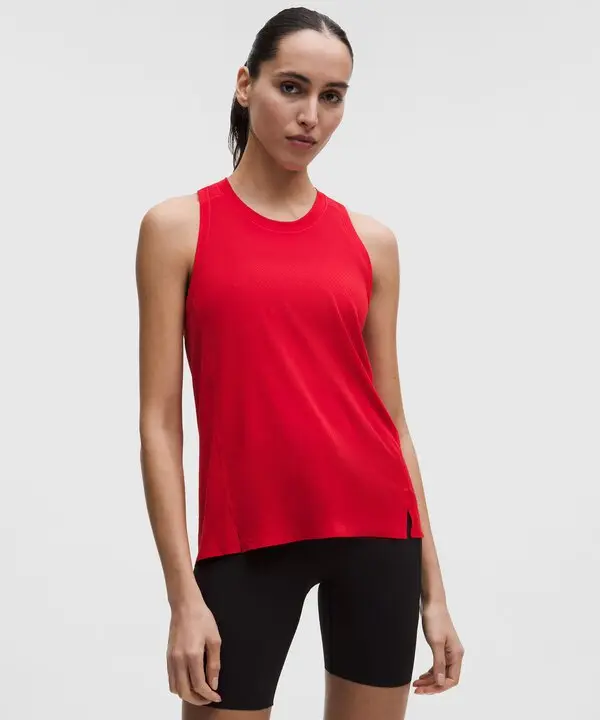 Lululemon Fast And Free Sleeveless Tank Top - Oxford Red
