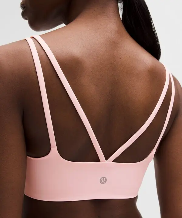 Lululemon Like A Cloud Double-strap Bra - Pink Pearl