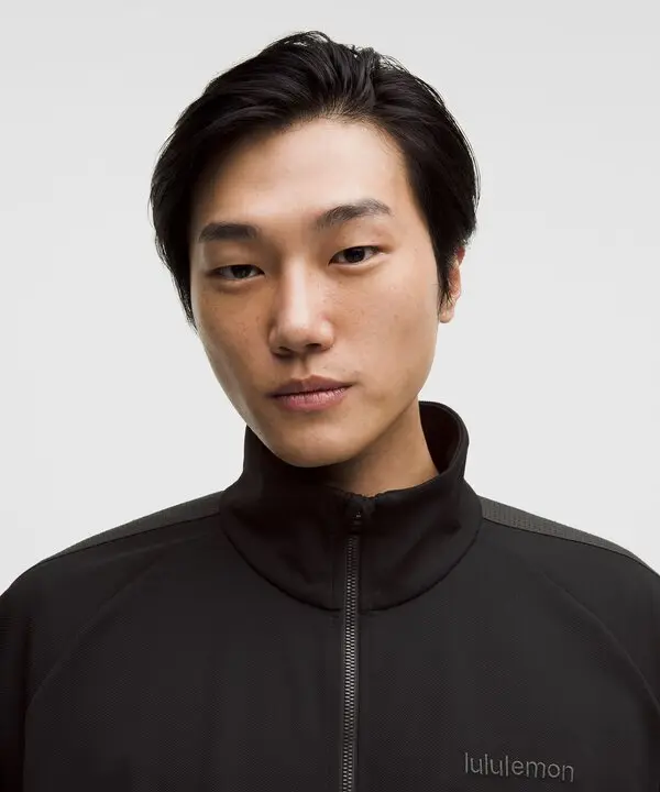 Lululemon Pique Relaxed-fit Track Jacket - Black