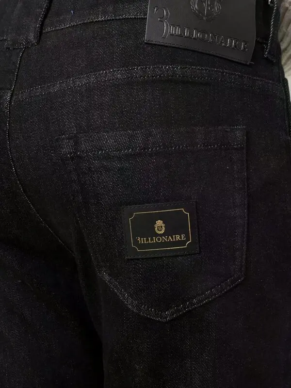 BILLIONAIRE Iconic Regular-cut Jeans - Black
