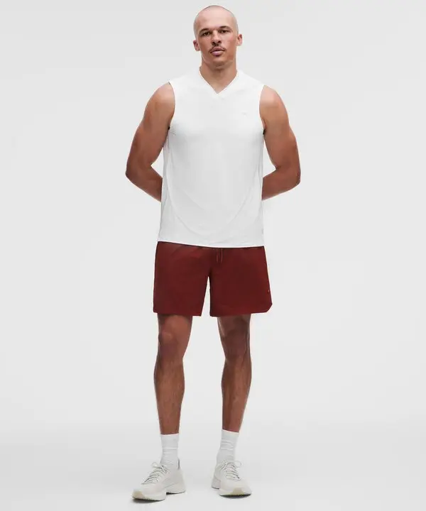 Lululemon Sleeveless Tennis Shirt With Mesh Paneling - White