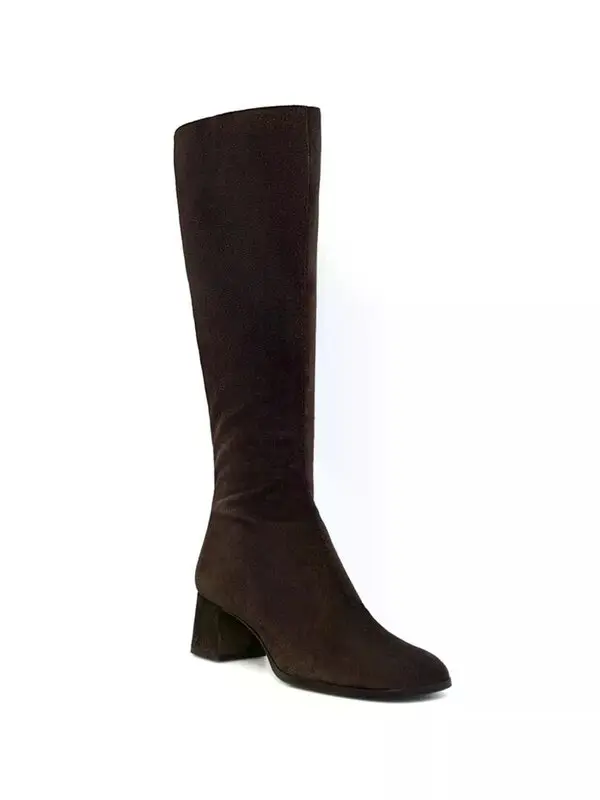 BILLI BI Suede Knee-high Block Heel Boots