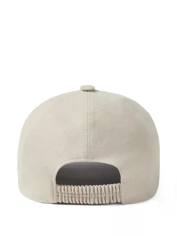 Zegna Oasi Linen Baseball Cap