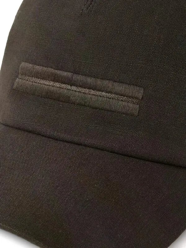 Zegna Oasi Lino Baseball Cap - Brown