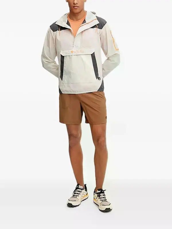 PICTURE ORGANIC CLOTHING Elasticated-waist Logo Shorts - Brown