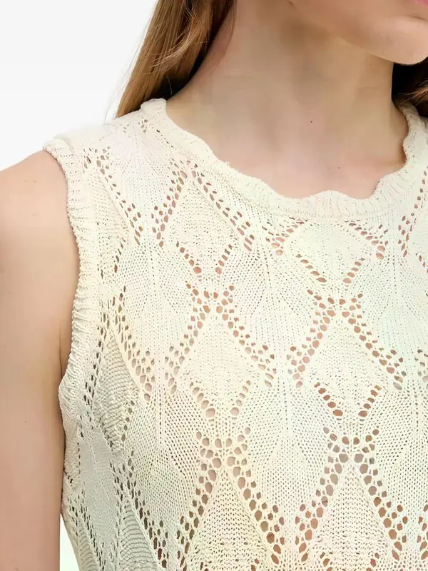 HOSS INTROPIA Openwork Knit Top
